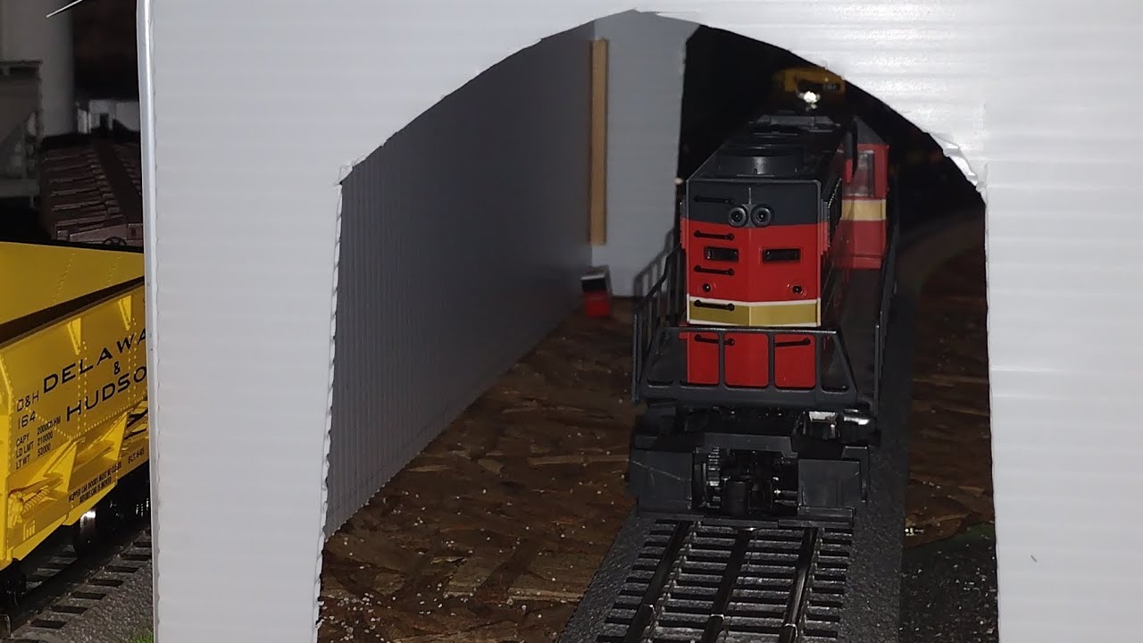 my train set and using my gp38 - YouTube