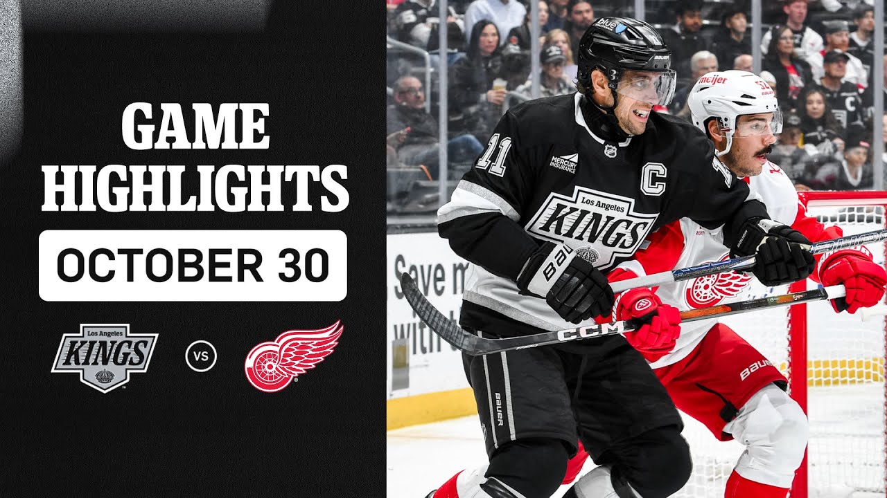 HIGHLIGHTS: Detroit Red Wings at Los Angeles Kings | NHL Highlights ...