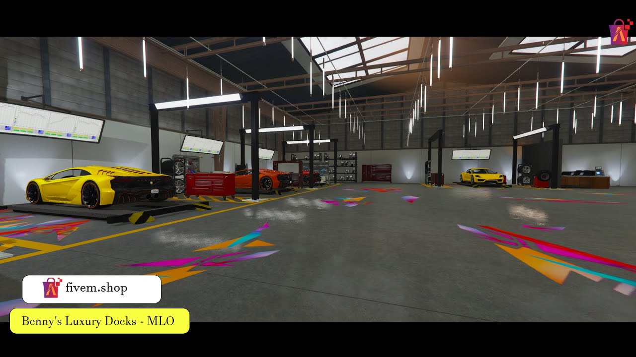 Bennys MLO FiveM | Tuner Shop FiveM #fivem #benny - YouTube