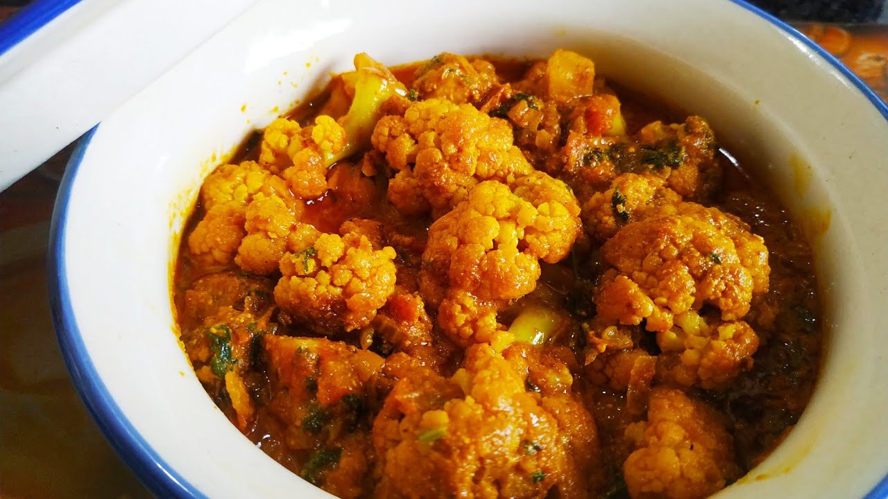 Masala Ful Gobhi | Dahi Wali Masala Gobi Recipe | Restaurant type Gobhi ...