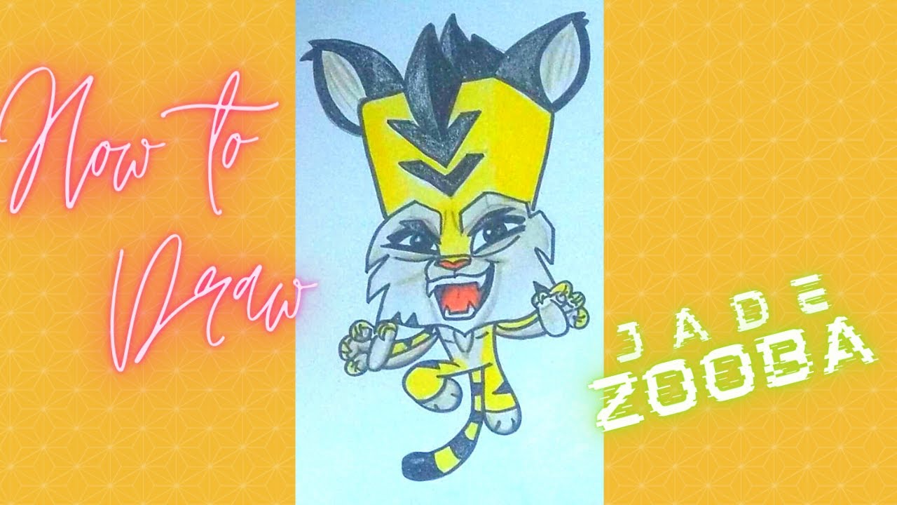 How to Draw Jade( Tiger ) | Zooba | Tiger Drawing and Colouring | Easy ...