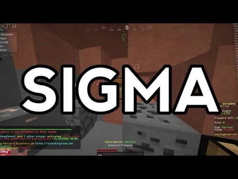 Sigma client | Best hypixel hacked client ever | Insane hypixel fast ...