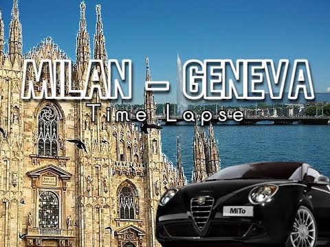 Milan - Geneva 900mph (1448kmh) TIMELAPSE - YouTube