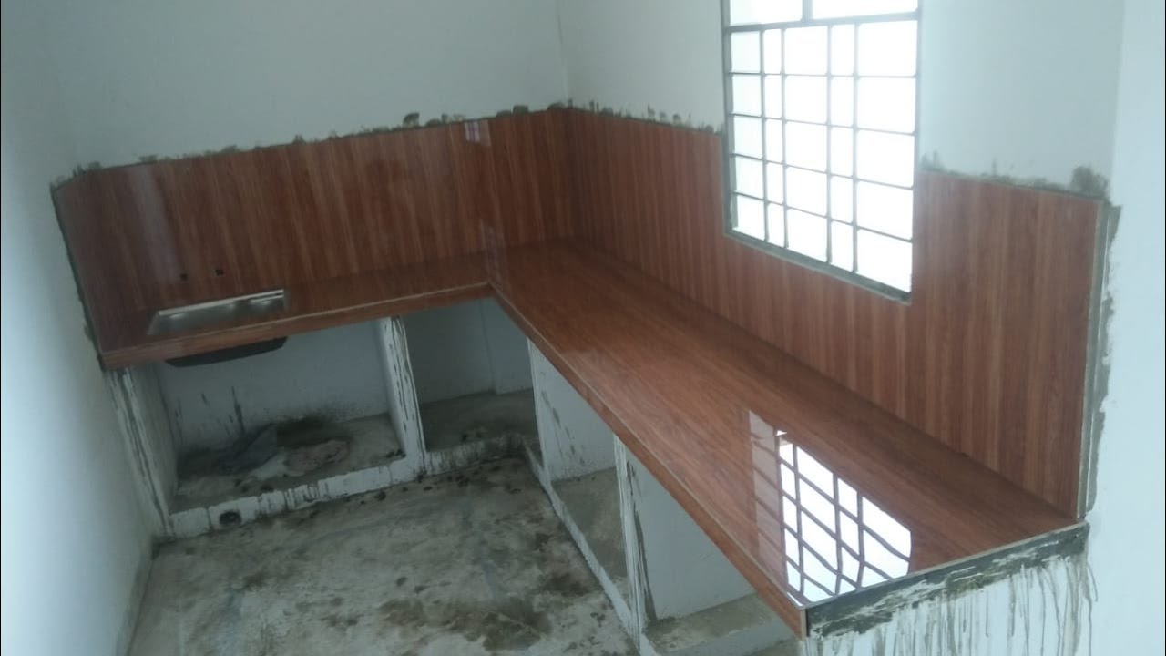 How to install tiles on to Kitchen countertops in low price Table With ...