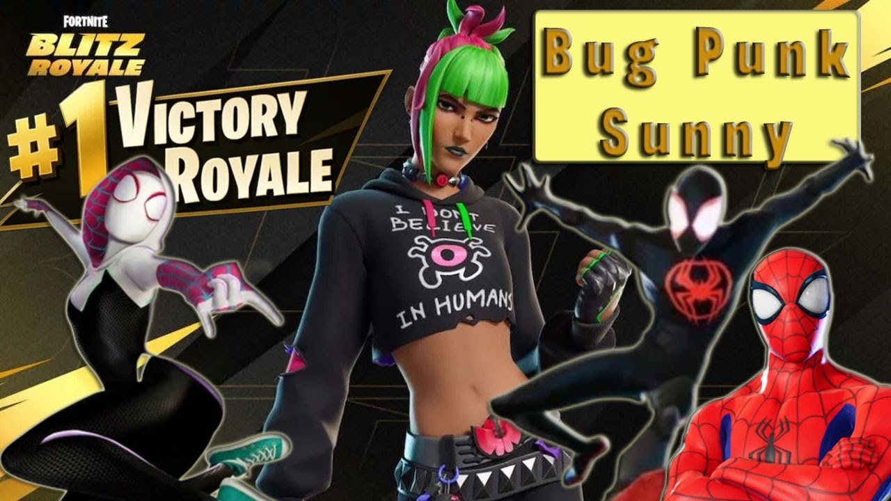 Pure CHAOS trying to get the FREE Bug Punk Sunny skin in Blitz Royale🪲 ...