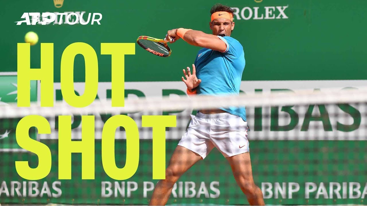 Hot Shot: Nadal Rockets Forehand Past Pella | Monte-Carlo - YouTube