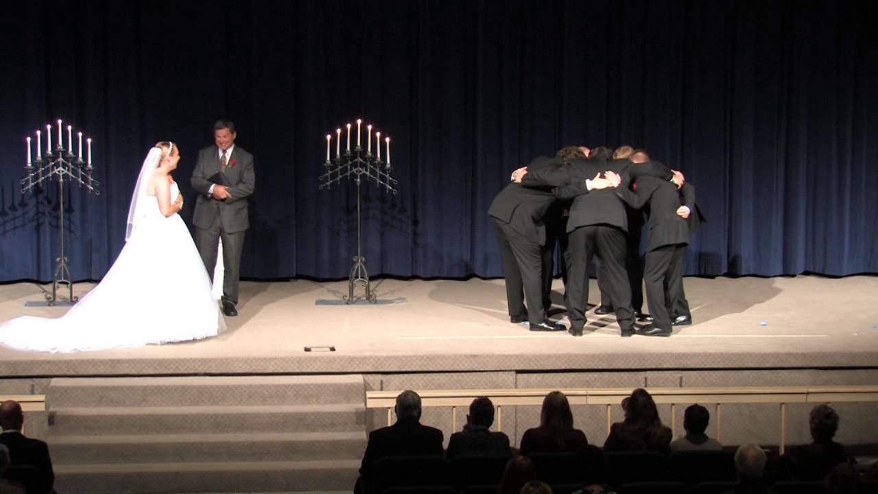 Funny Wedding Moments - The Huddle - YouTube