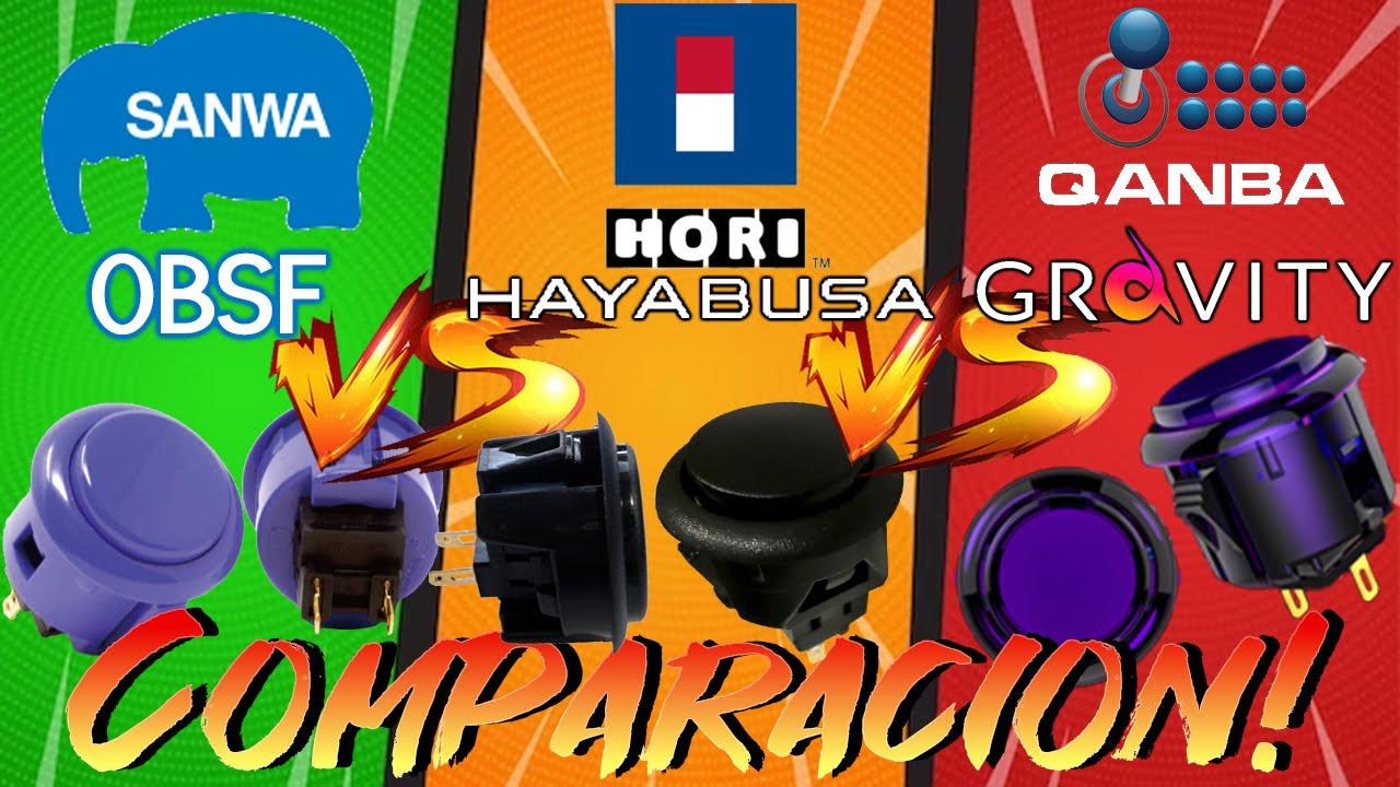 ¿QUIÉN SERÁ EL MÁS SILENCIOSO? Comparativa Sanwa Vs Qanba Gravity Vs ...