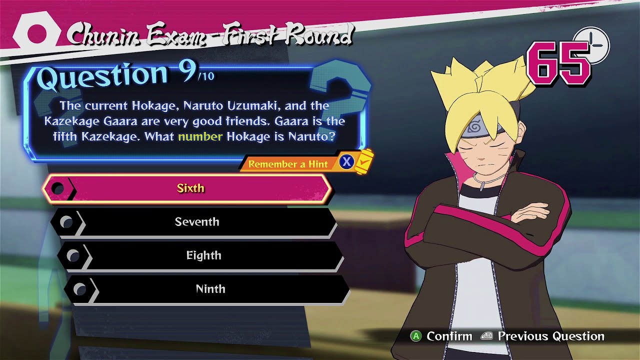 Road to Boruto | Chunin Exam First Round | All Answers - YouTube