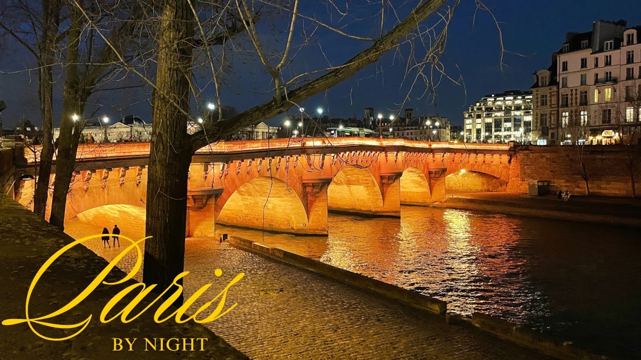 EXPLORE Paris Under the Stars at Night - YouTube