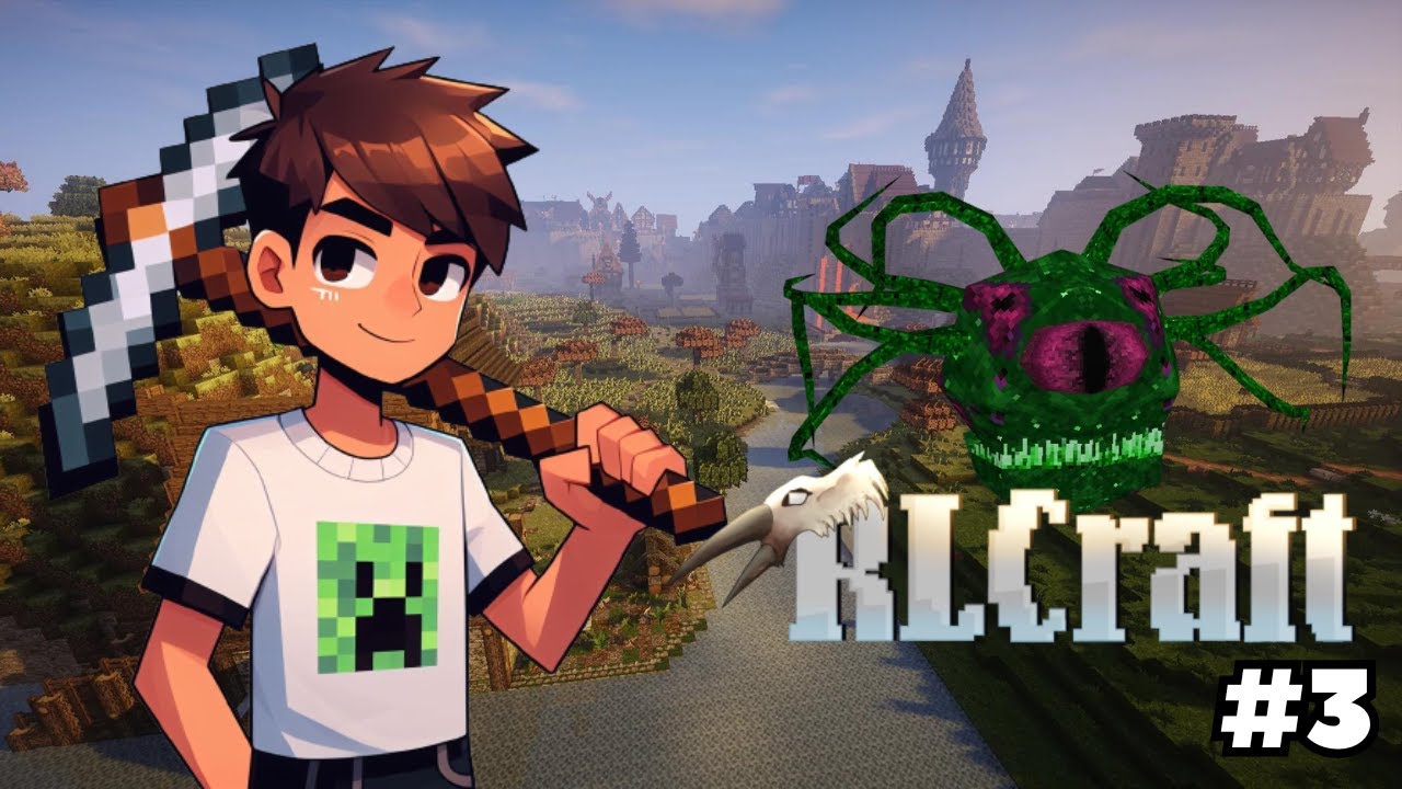 I survived the Blood Moon in the fantasy world | rlcraft episode: 3 ...