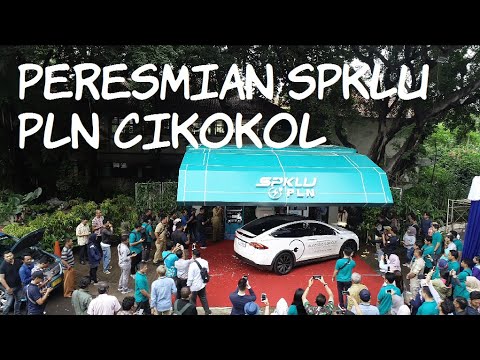 Peresmian SPKLU PLN Cikokol Tangerang - YouTube