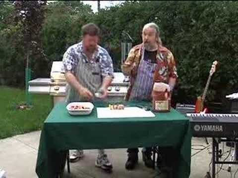 A Coupla Fat Guys Cooking Show - BBQ Chicken Kabobs - YouTube