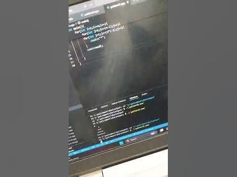 # Hello world #Pattern printing in cpp - YouTube
