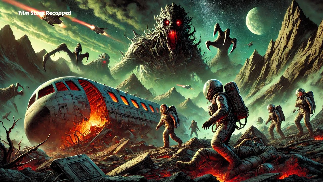 The spaceship crashes on an unknown planet, and the surviving humans ...