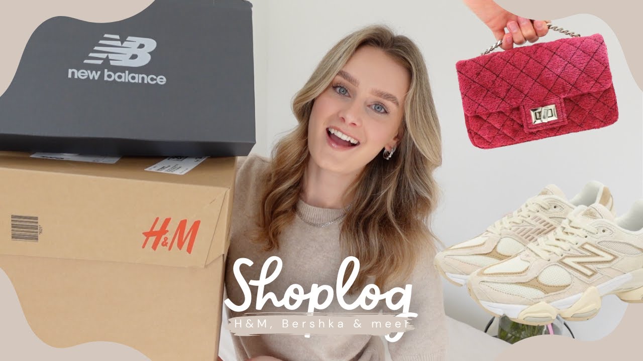 MEGA SHOPLOG 🤍 H&M, Bershka, New Balance, Rough Studios, Cotton Club & Sam Friday ☁️ Esmée Geel ...