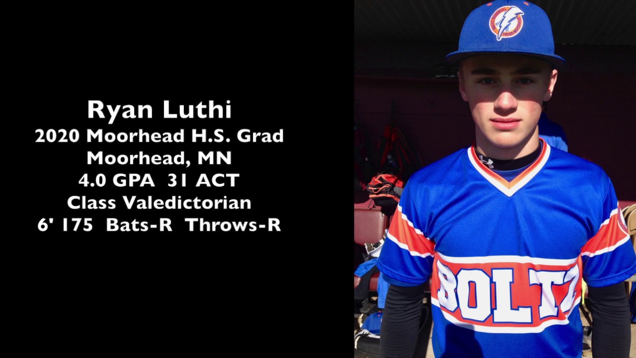 Ryan Luthi, 2020 Moorhead HS, May 2020 - YouTube