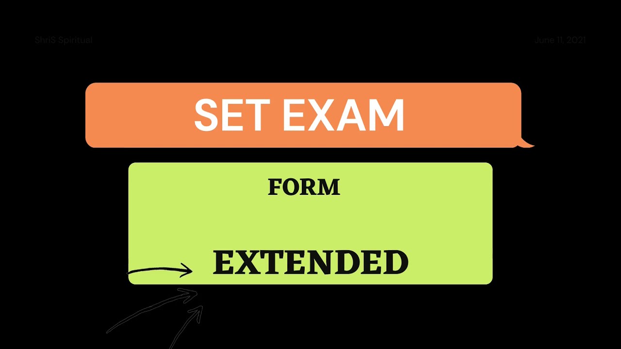 SET Exam FORM Extended YouTube set-exam-form-extended-youtube