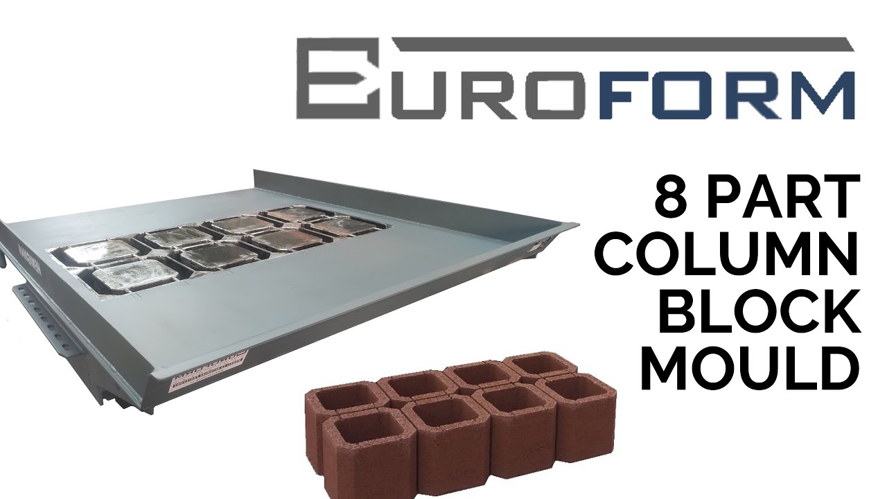 EUROFORM | 8 Part Column Block Mould | Zenith 913 - YouTube