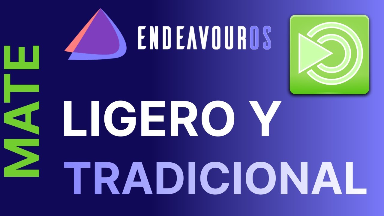 EndeavourOS MATE - Ligero y tradicional - YouTube