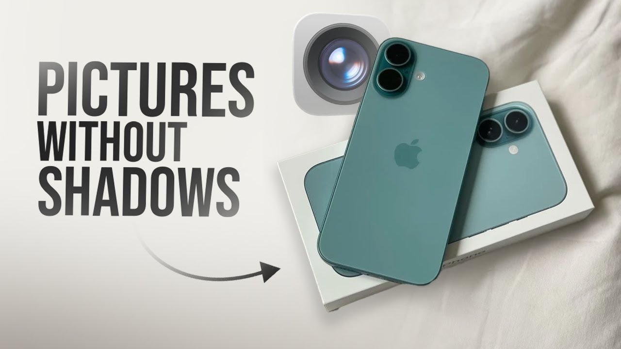 How to Take Picture without Shadow on iPhone (explained) - YouTube