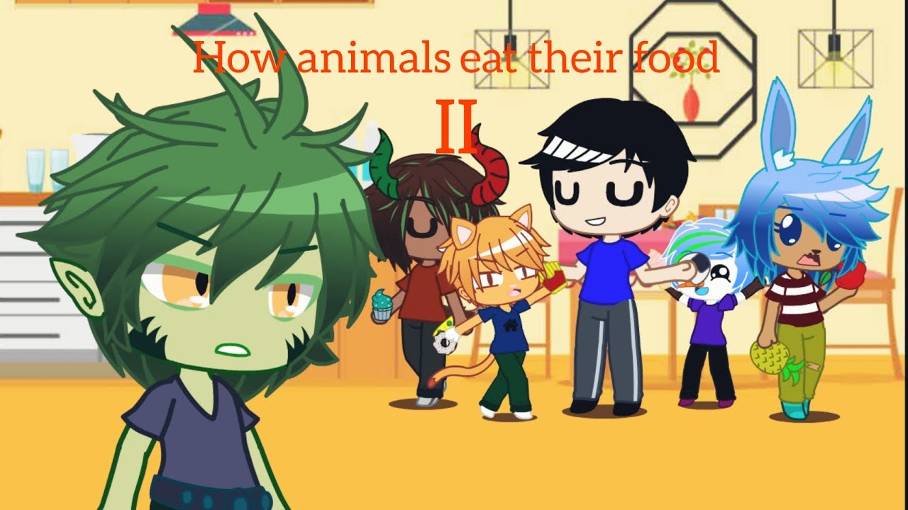 How animals eat their food (Part 2) - Nicolas Aguilar/Gacha Club - YouTube