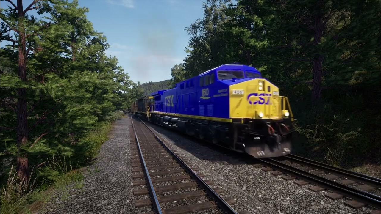 CSX #160 “Spirit of Andrew Diesel” Leads the Train - YouTube