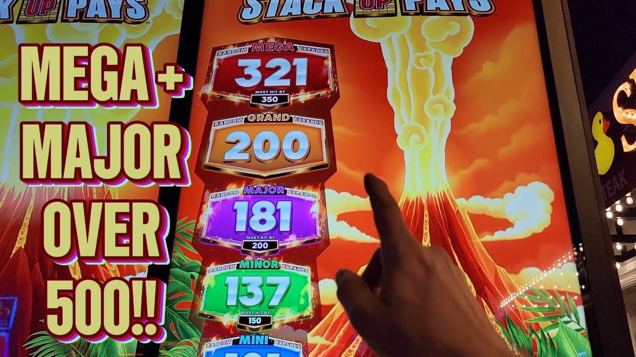 MEGA-MAJOR Combo Play on Stack Up Pays!!! 🌋 🏄🏼 - YouTube
