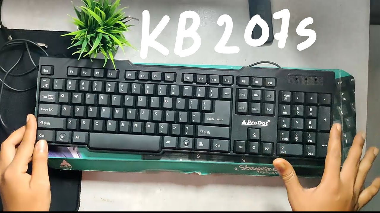 Prodot KB 207s Wired USB Keyboard under 300 Rupee #keyboard - YouTube