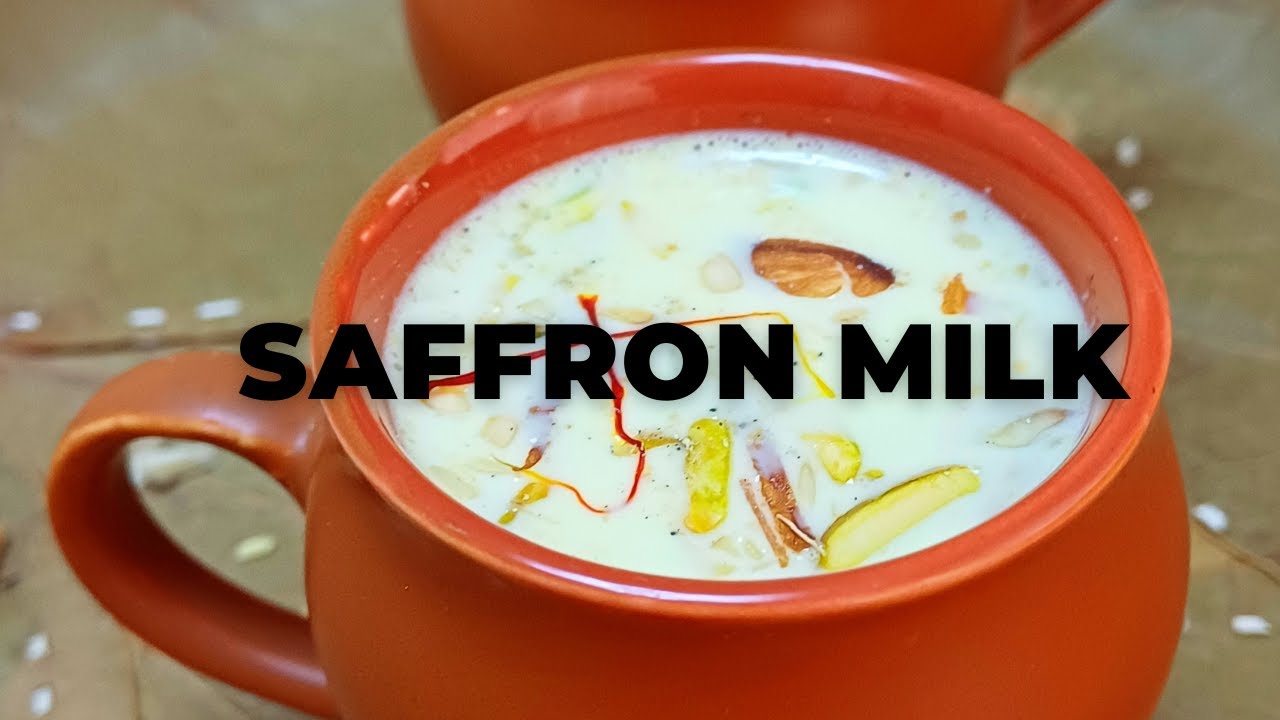 Saffron Milk l Kesar Doodh - Flavours Treat - YouTube