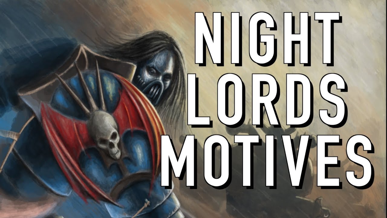 40 Facts and Lore on the Night Lords Warhammer 40K Chaos Spacemarine ...