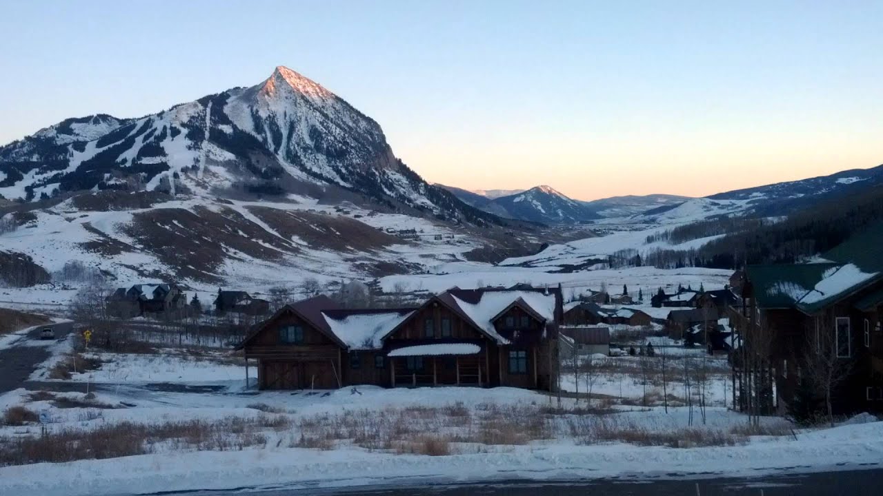 Crested Butte 12-31-11 Sunset - YouTube
