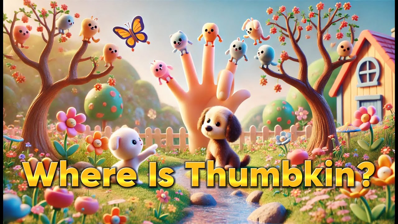 Where Is Thumbkin? | Sing Along with Cute Puppy & Kitten | Most Popular ...