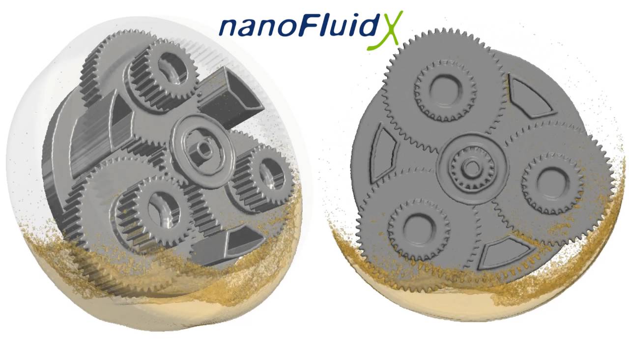 nanoFluidX: Planetary gearbox simulation - YouTube