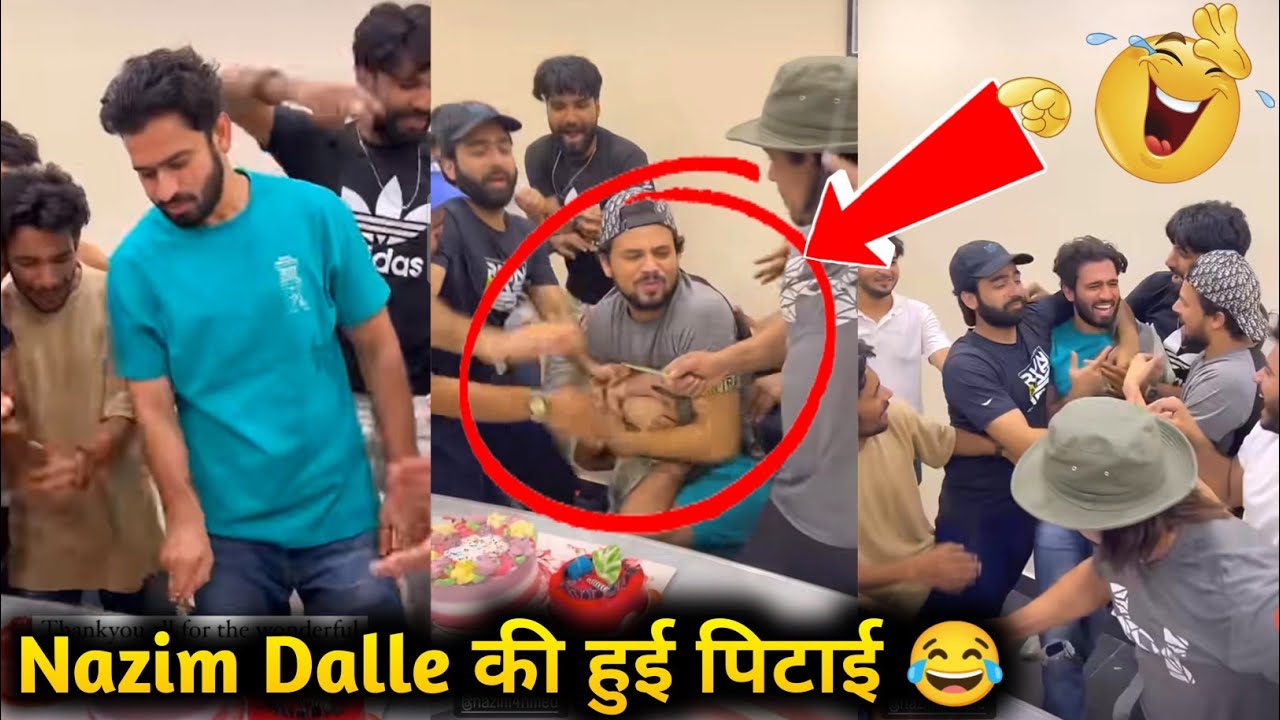 Round 2 hell Birthday Funny Video 😂 | Nazim Ahmed Birthday Celebration ...