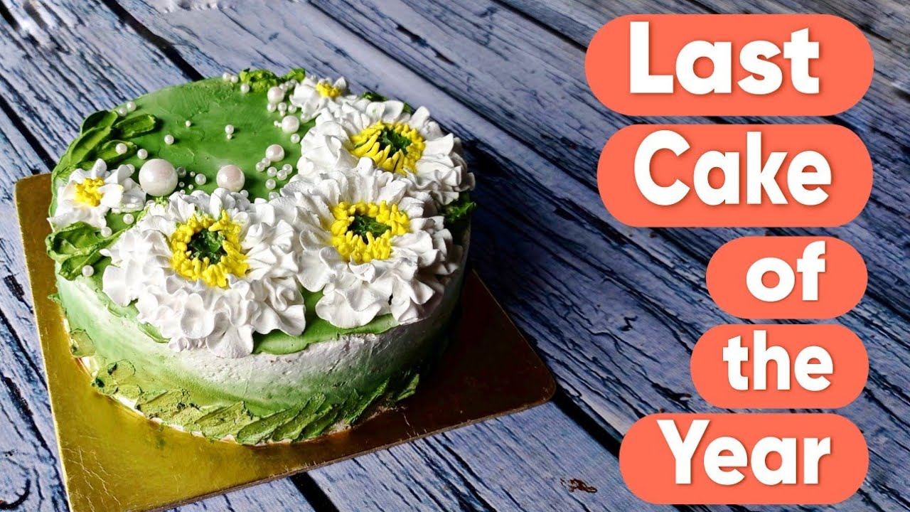 এই বছরের শেষ কেক! Last cake of the year | New year special 💚🤍 - YouTube