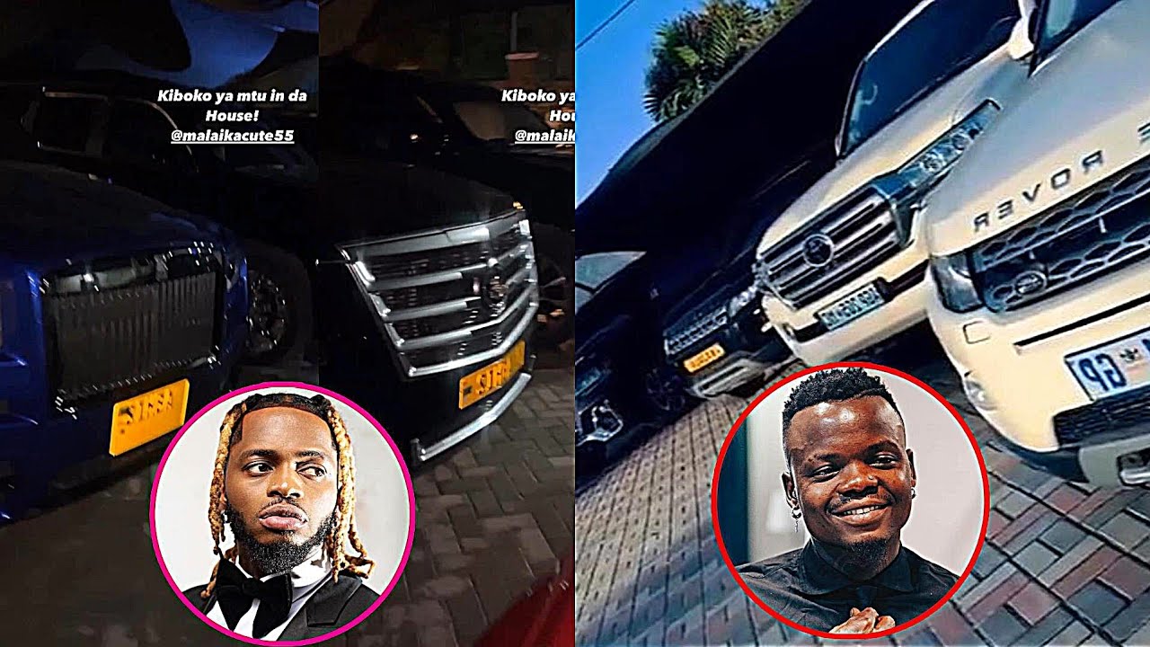 Video; Kwa Dharau DIAMOND kumuonesha HARMONIZE MAGARI yake Haimo RANGE ...