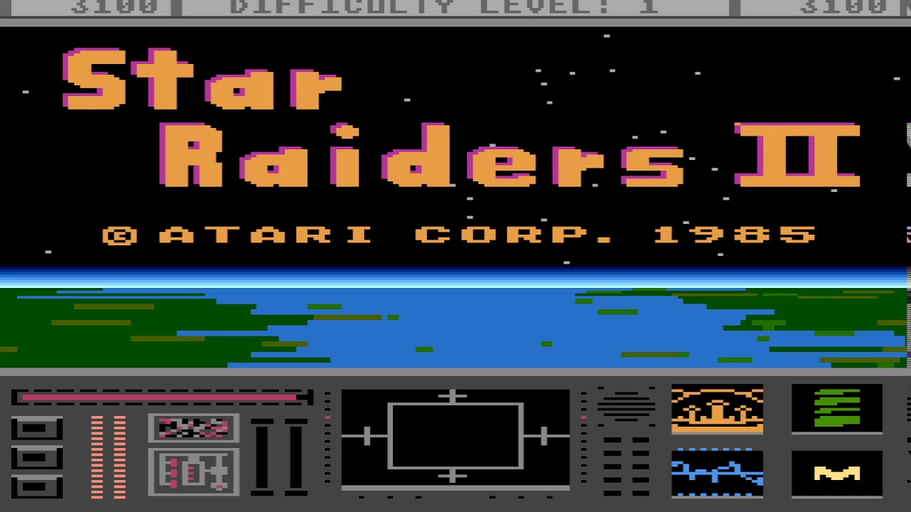 Star Raiders II (Atari XL/XE) - YouTube
