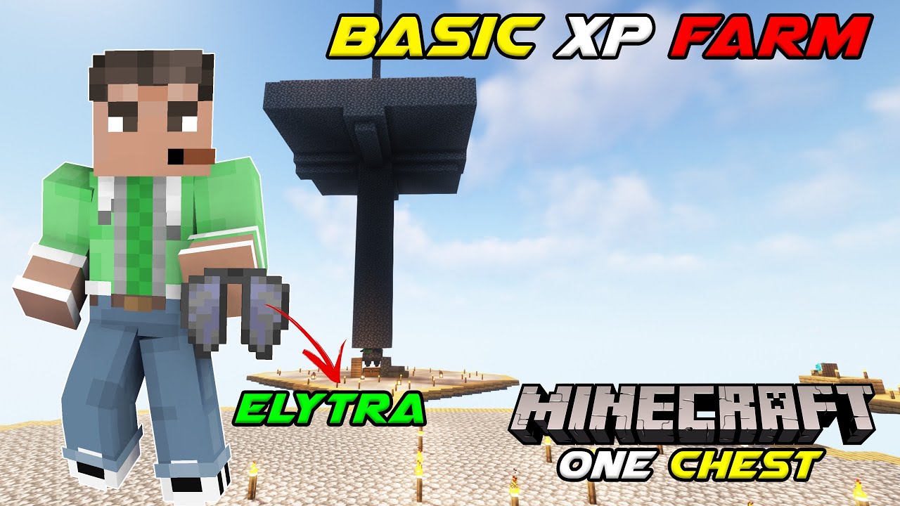 Xp Farm And Found Elytra In One Chest | Minecraft In Telugu | GMK GAMER ...