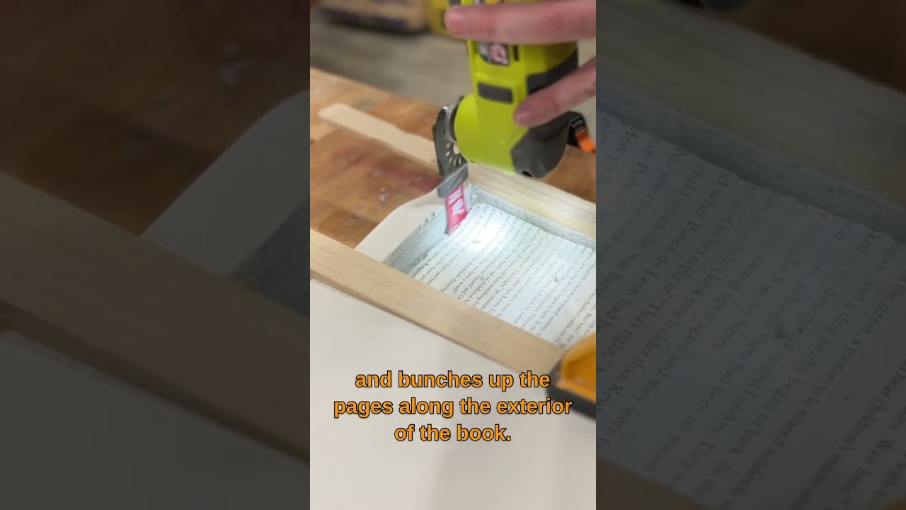 How To Hollow Out A Book YouTube How To Hollow Out A Book YouTube