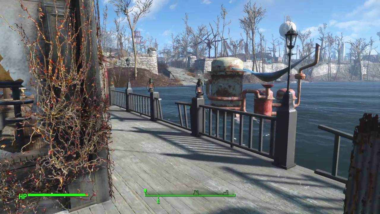 Fallout 4 Taffington Boathouse Settlement - YouTube