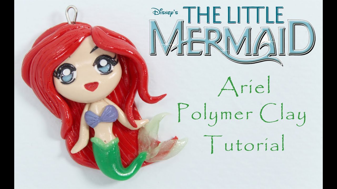 Little Mermaid Ariel Polymer Clay Tutorial - YouTube