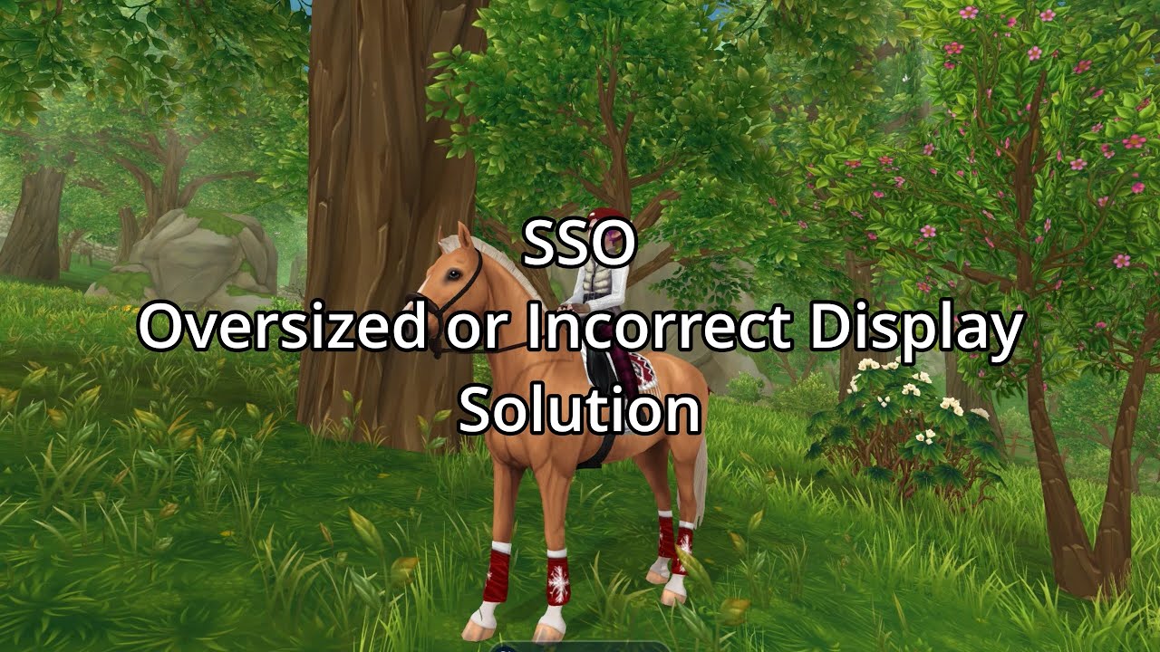 Oversized or incorrect display: Solutions - SSO - YouTube