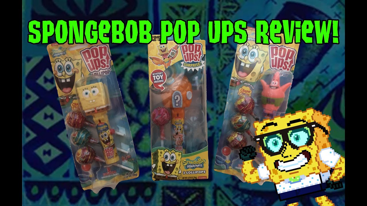 SpongeBob Lollypop Pop Ups Review - YouTube