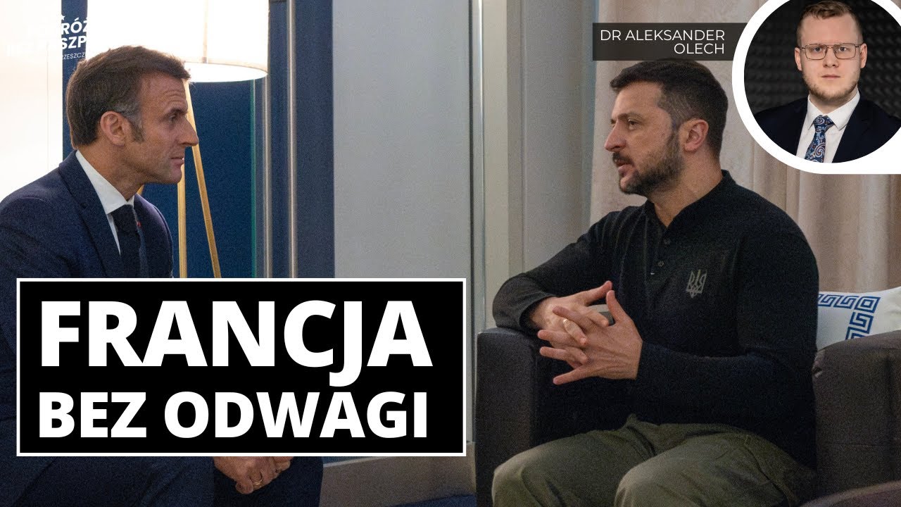 Macron NIE WYŚLE WOJSKA na Ukrainę? "Polska i Bałtowie to za mało" | dr ...