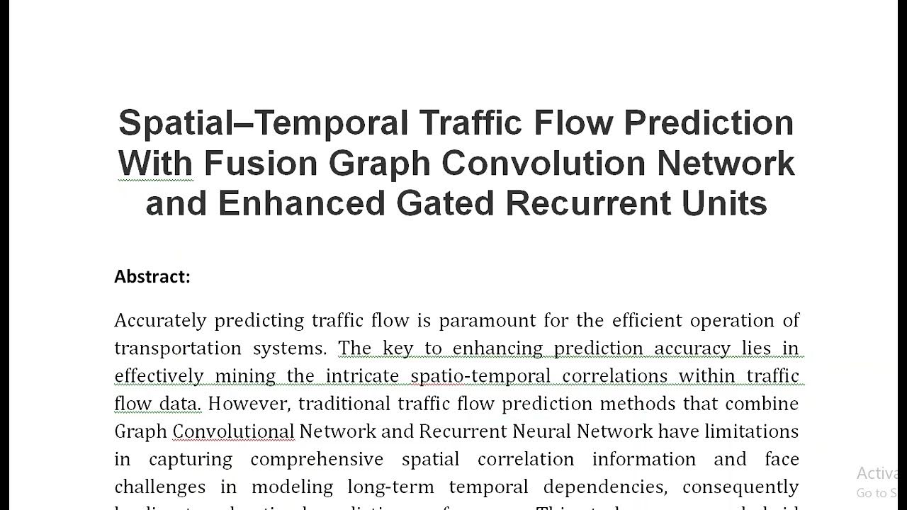 Spatial Temporal Traffic Flow Prediction With Fusion Graph Convolution