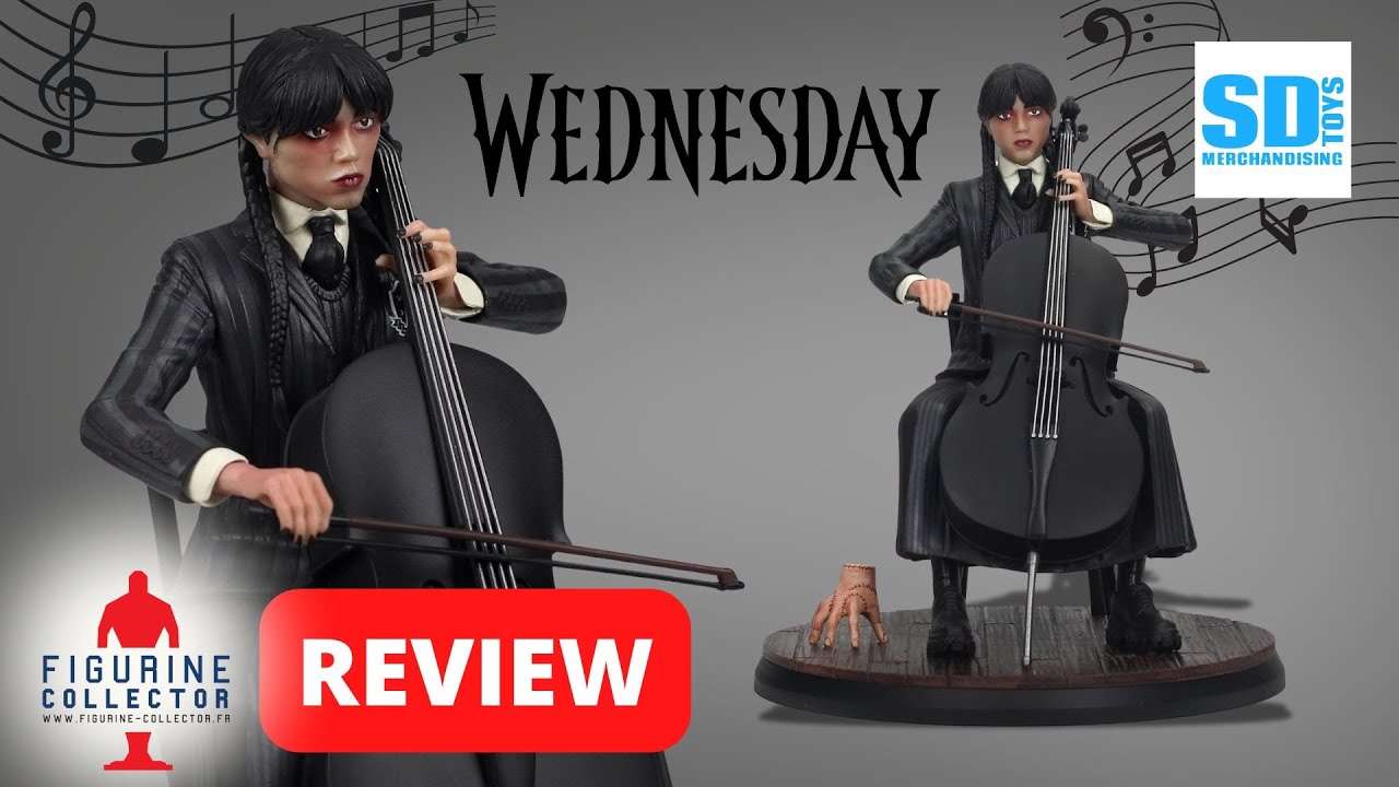 SD toys Figurine PVC Wednesday Mercredi - YouTube