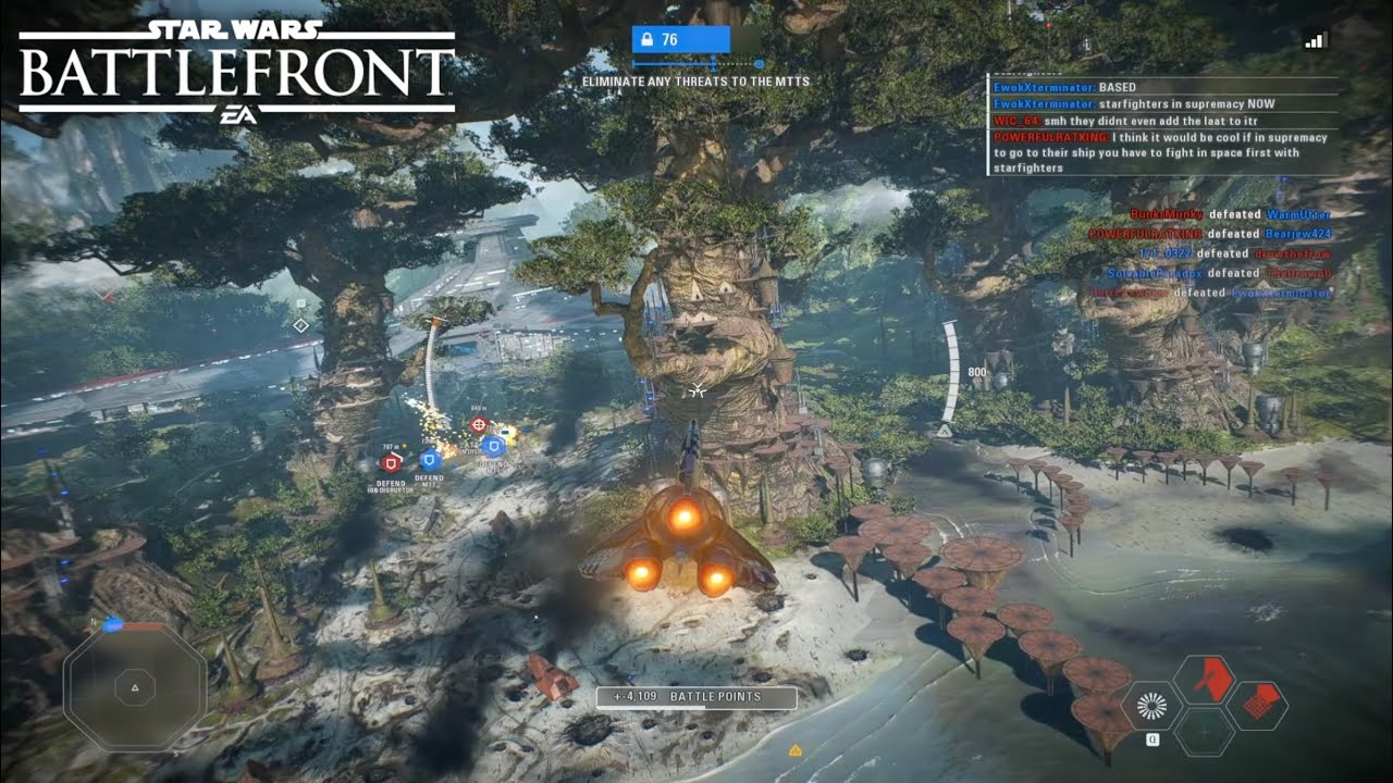 Star Wars Battlefront 2: Galactic Assault Gameplay | Kashyyyk - YouTube