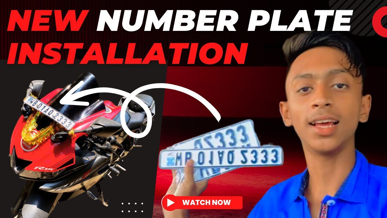 Why New Number Plate Installation Of Number Plate 