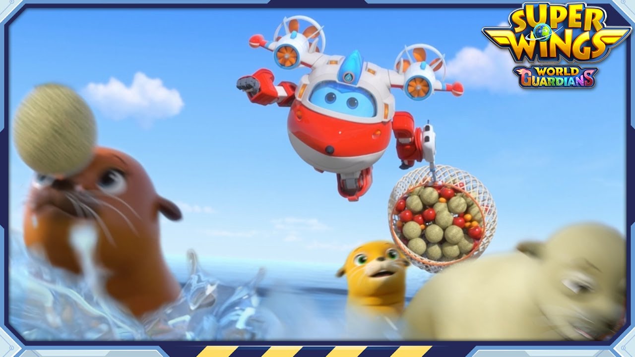 [SUPERWINGS6] Sporty Sea Lion Surprise | EP11 | Superwings World ...